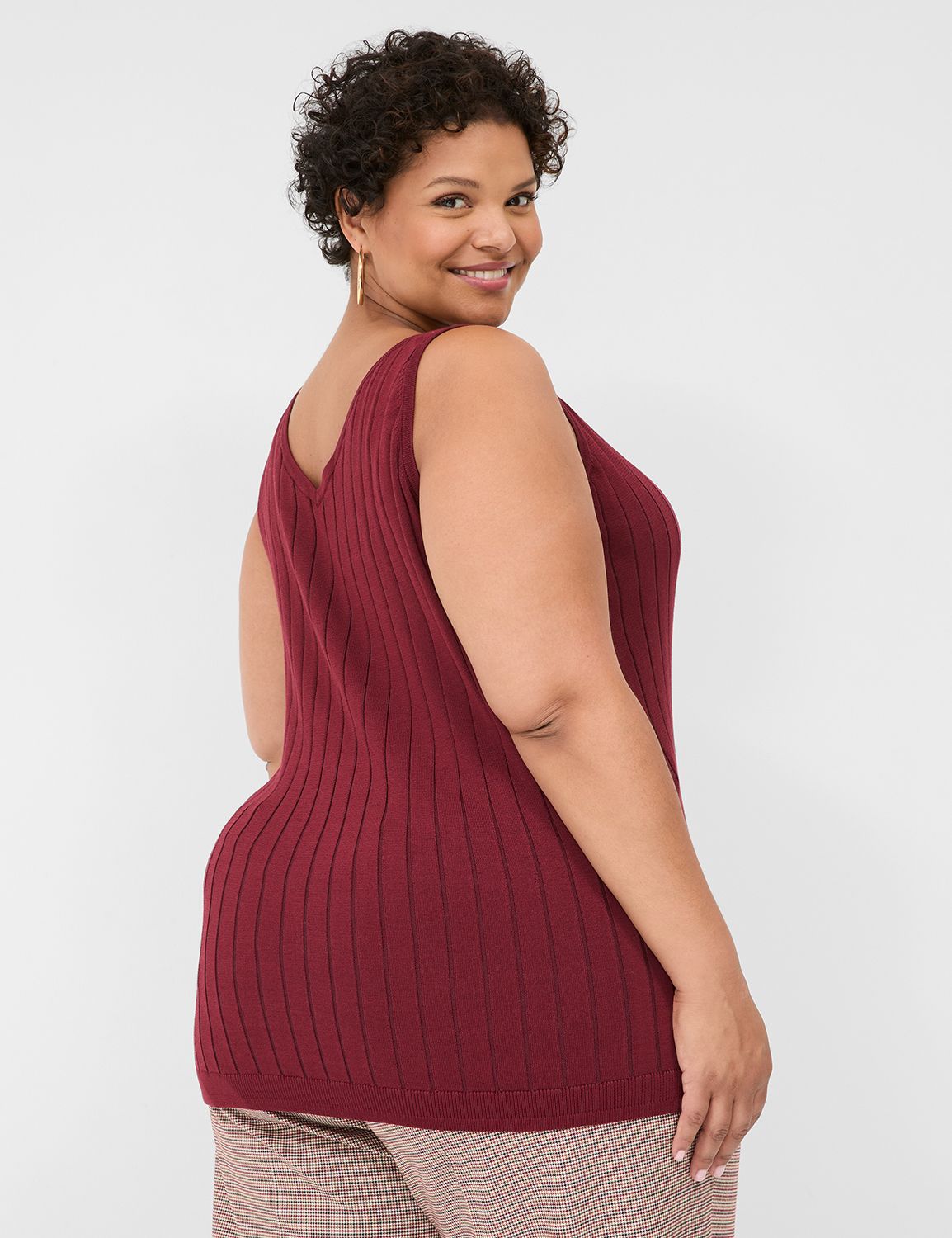Rib Sweater Tank | LaneBryant