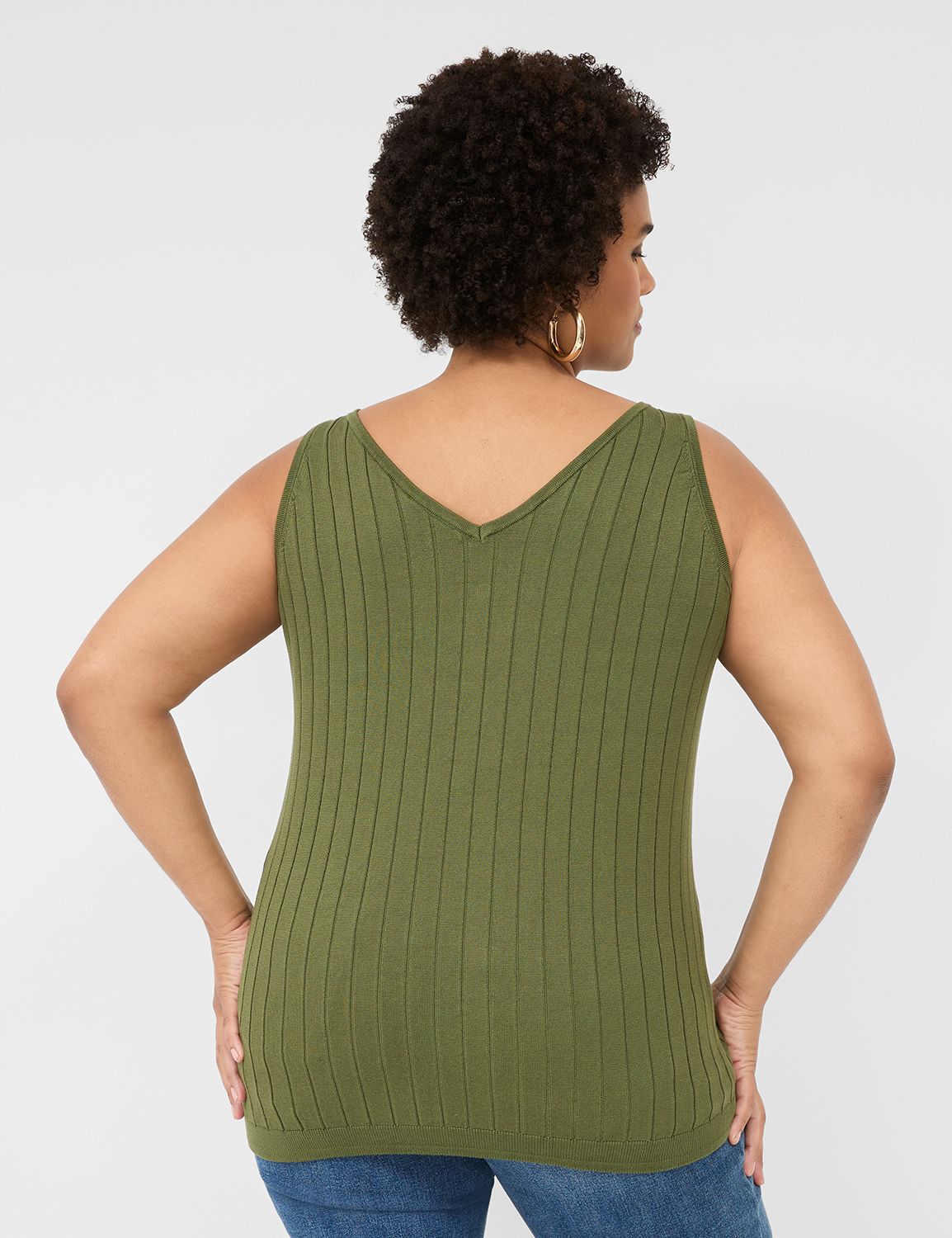 Classic Rib Sweater Tank 1141918 | LaneBryant
