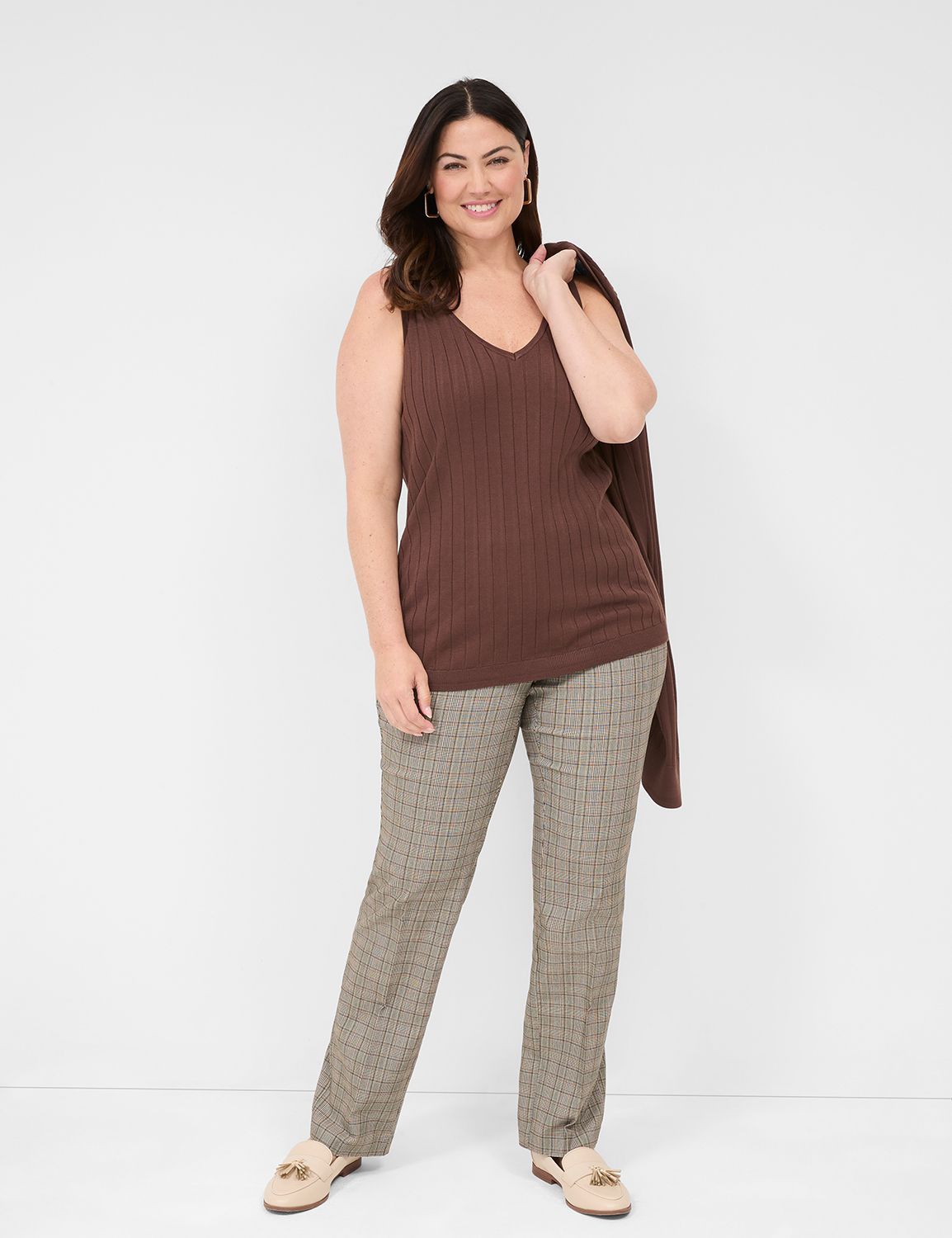 Classic Rib Sweater Tank 1141918 | LaneBryant