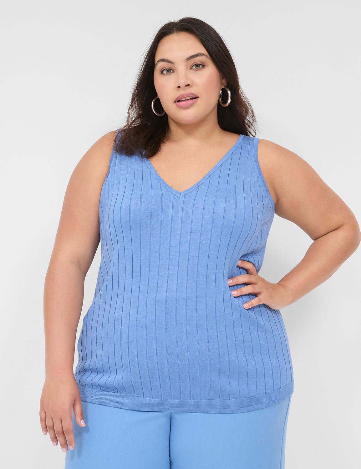 Classic Rib Sweater Tank 1141918 | LaneBryant