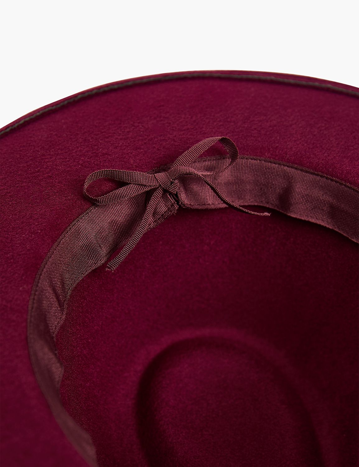 MAROON AND RHINESTONE FEDORA HAT F | LaneBryant