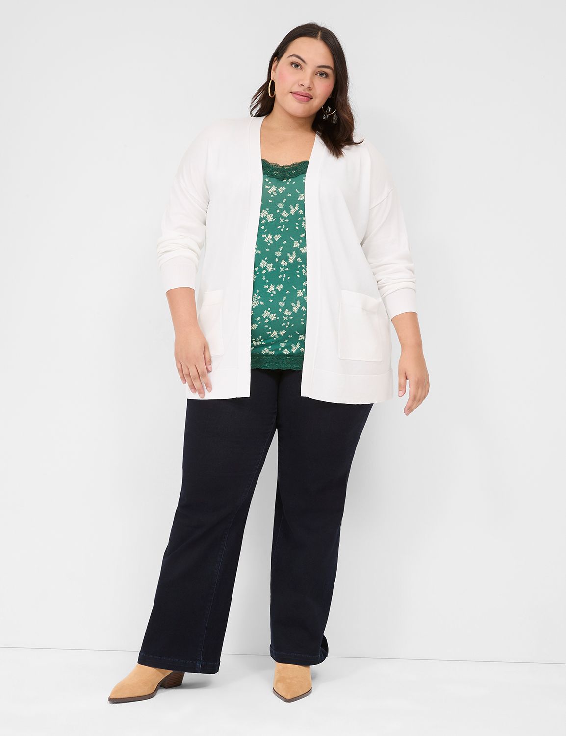 Swing Open-Front Cardigan | LaneBryant