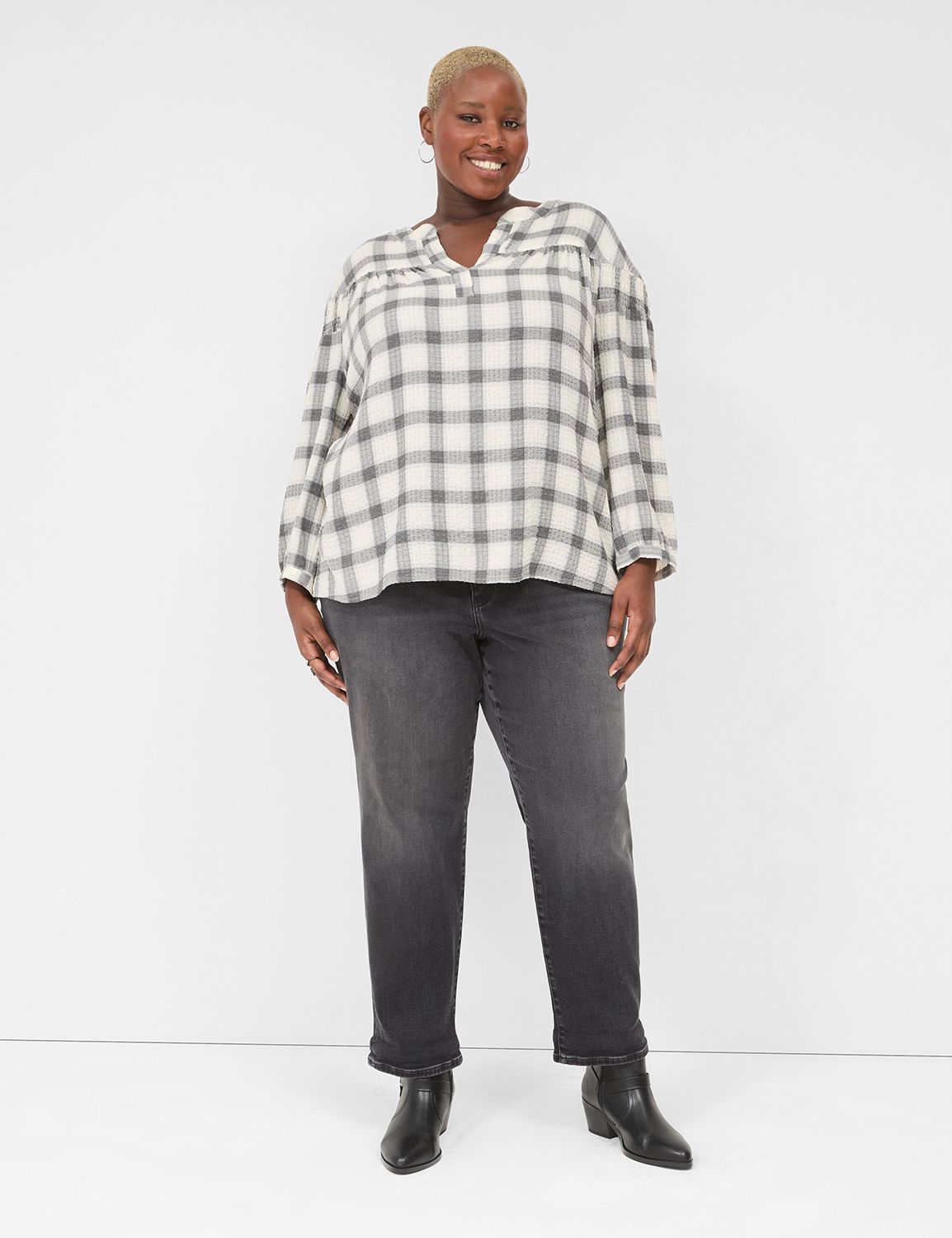 SIGNATURE FIT MID RISE BOYFRIEND JE | LaneBryant