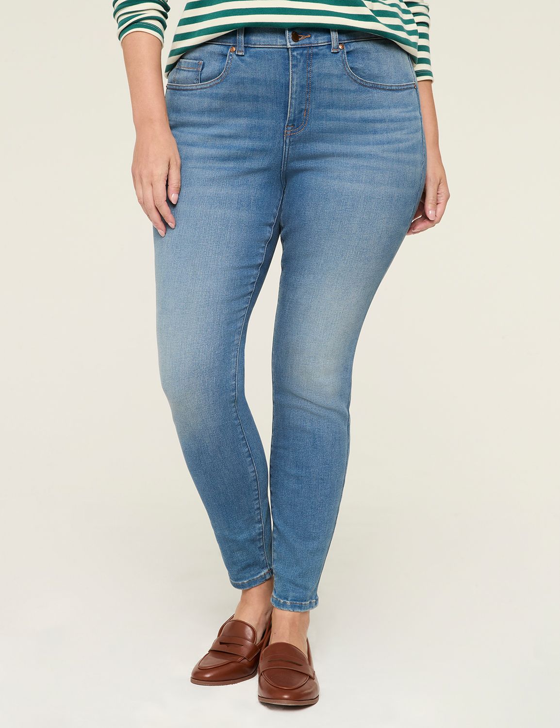 HIGH RISE TIGHTER TUMMY SKINNY - MA | LaneBryant