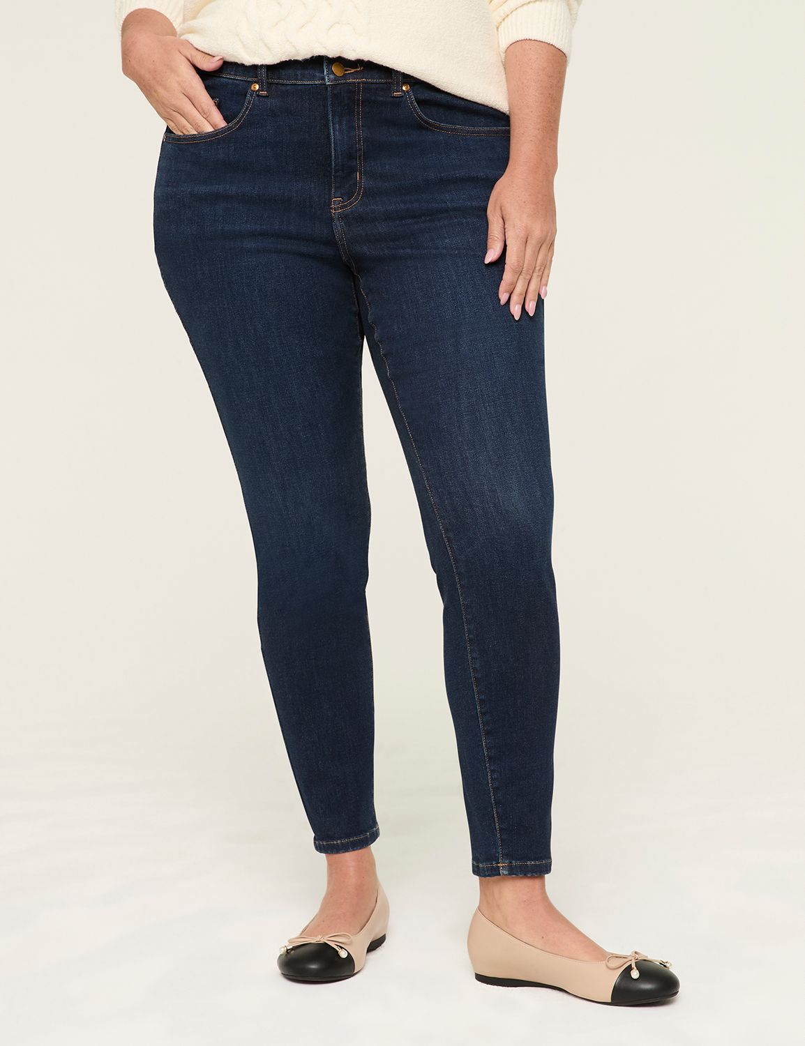 HIGH RISE TIGHTER TUMMY SKINNY - WI | LaneBryant