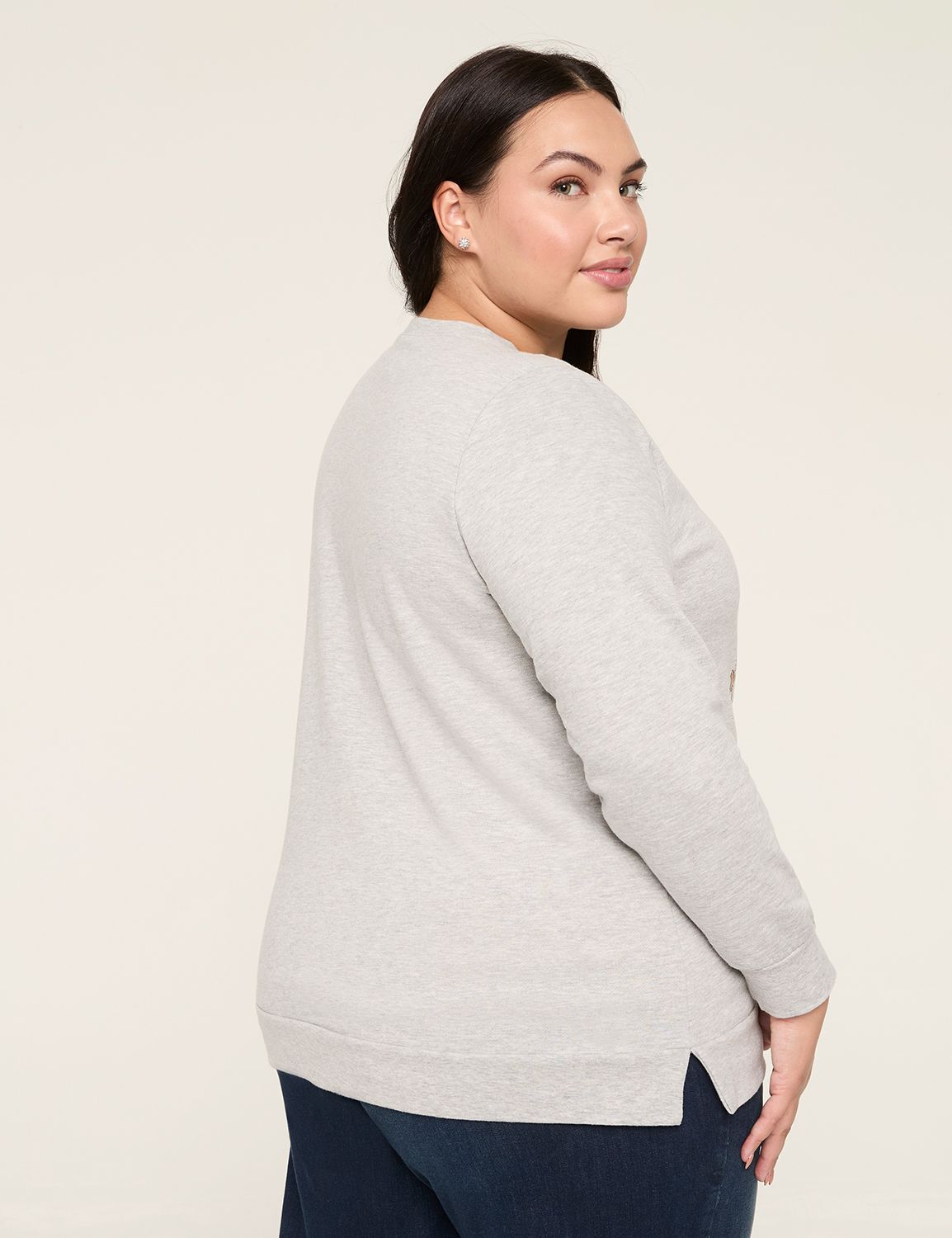 Grinch Christmas Tree Graphic Sweatshirt | LaneBryant
