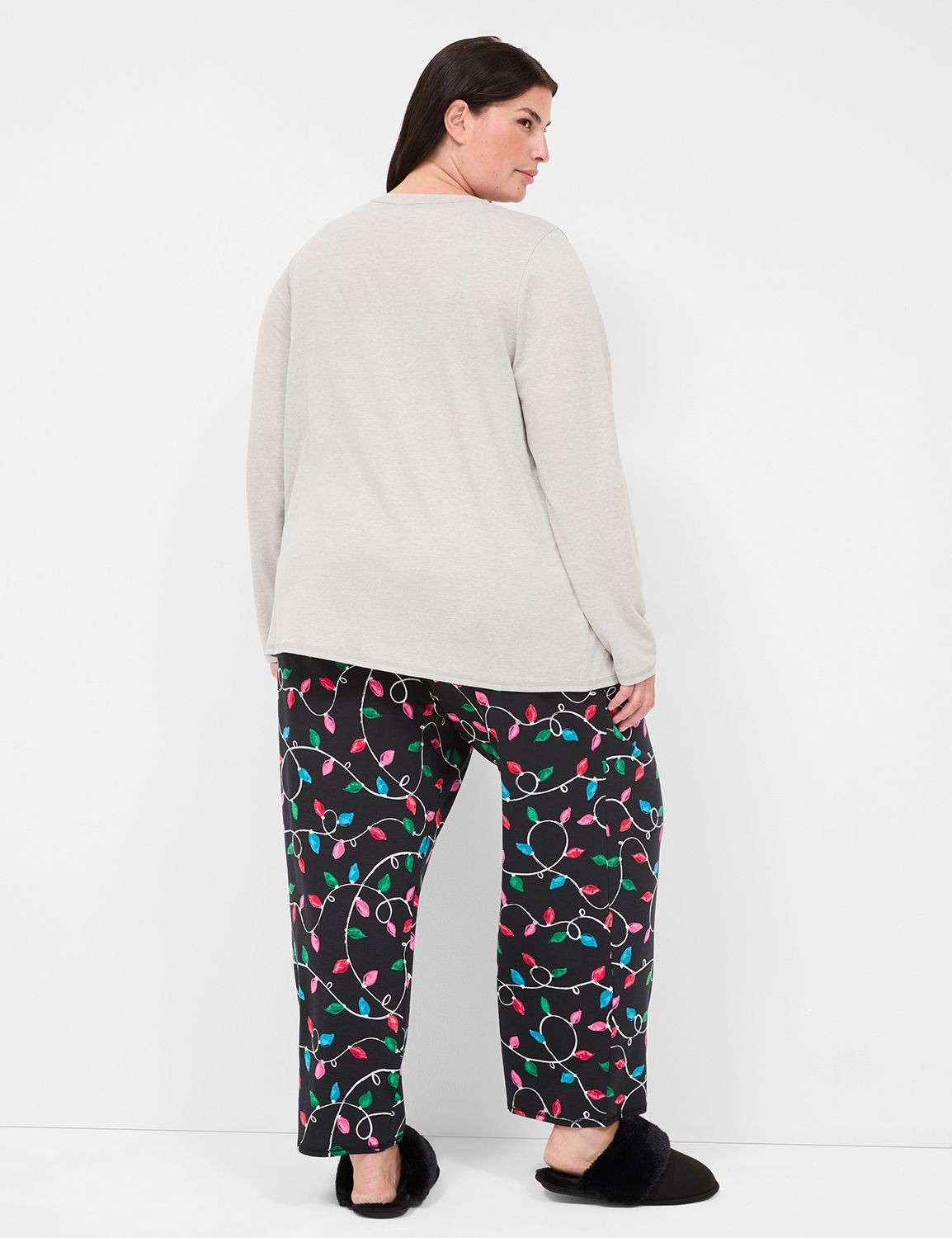 CVC Top 95/5 Block Pant Packaged PJ | LaneBryant