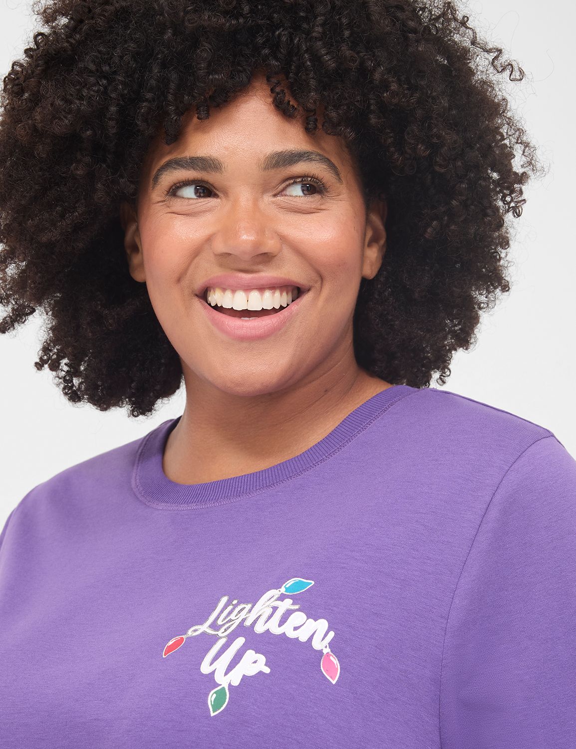 CVC LS 100% Cotton Block Short Pack | LaneBryant