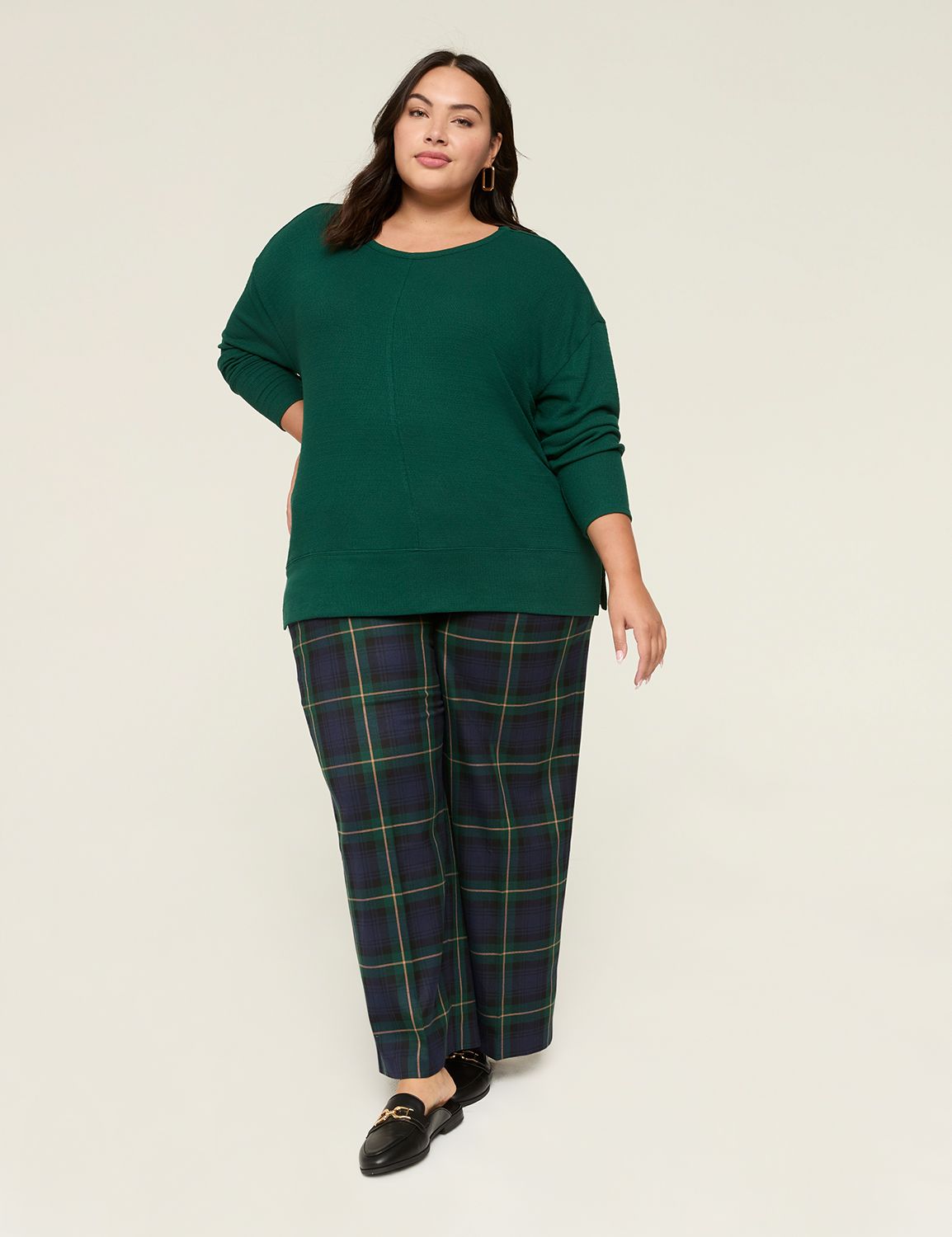 Classic Long Sleeve Dolman Tunic Te | LaneBryant
