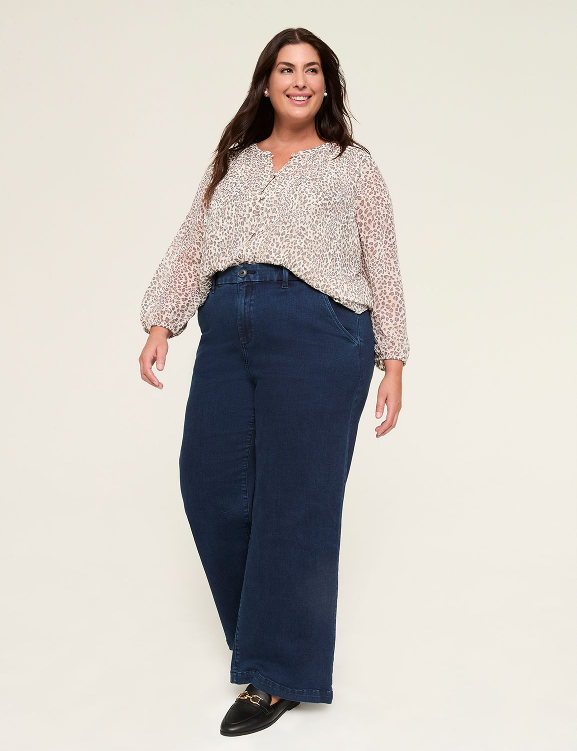 Swing Bracelet Sleeve Collared Butt | LaneBryant