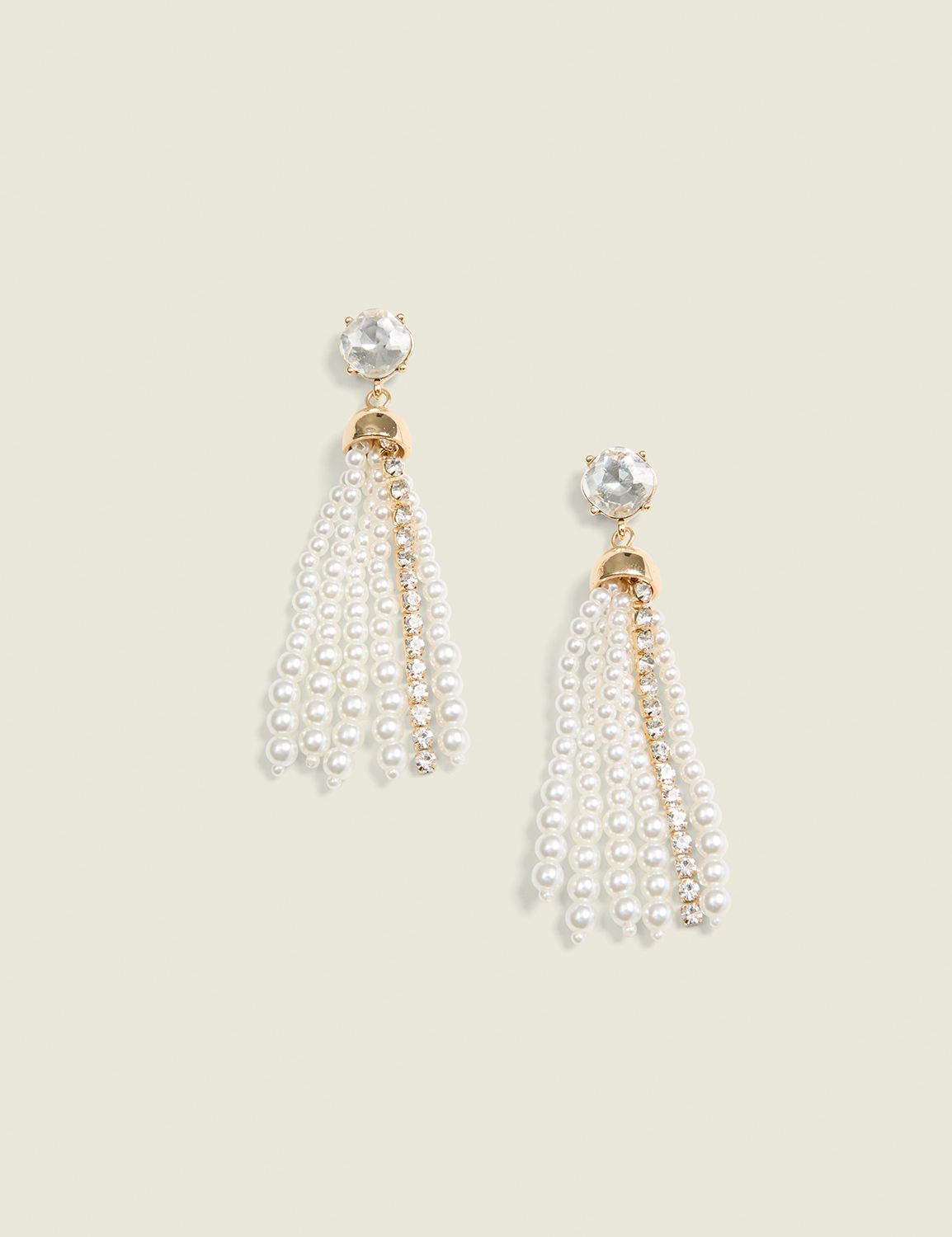 Pearl Fringe Earrings | LaneBryant