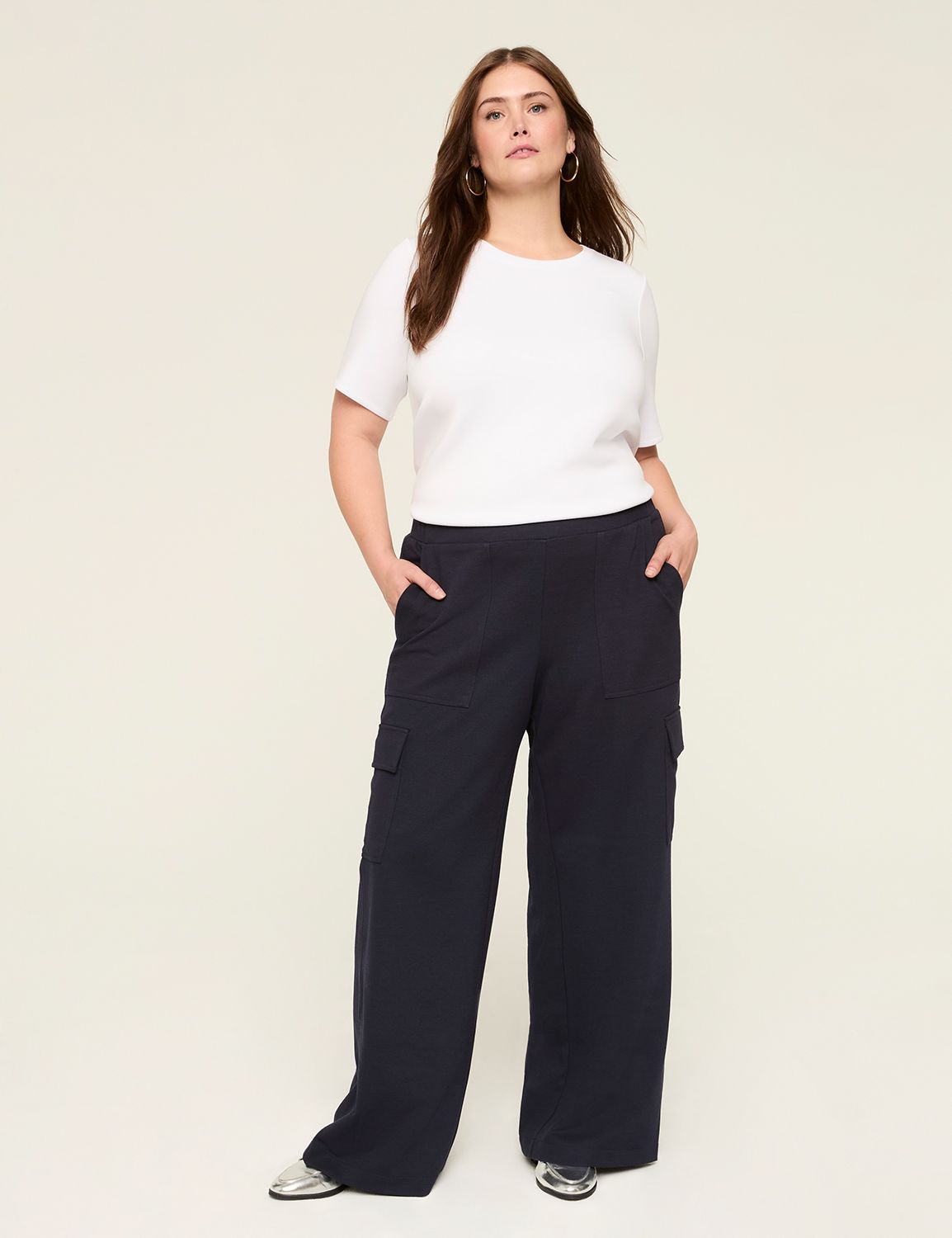 PULL ON CARGO STRAIGHTLEG - PONTE T | LaneBryant