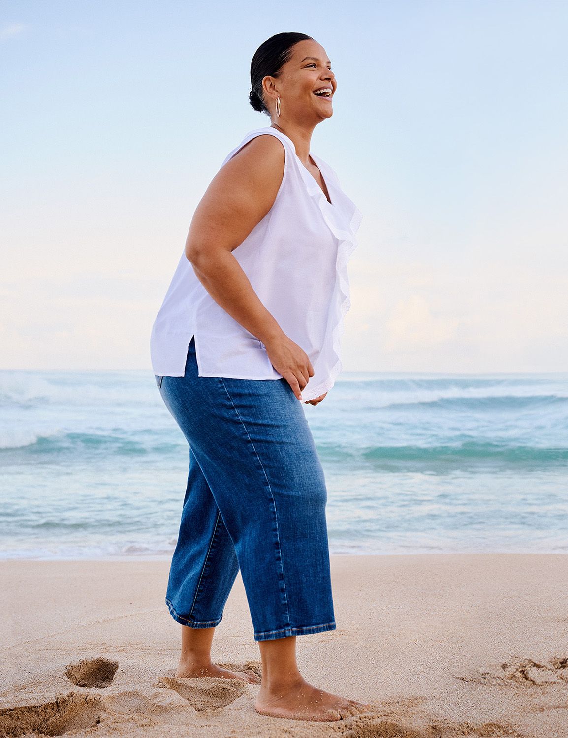 MID RISE SIGNATURE STRAIGHT CROP - | LaneBryant