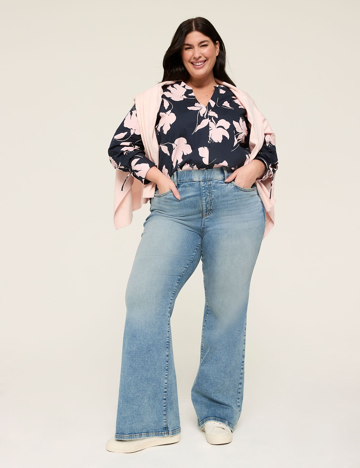 HIGH RISE TIGHTER TUMMY FLARE- MED | LaneBryant