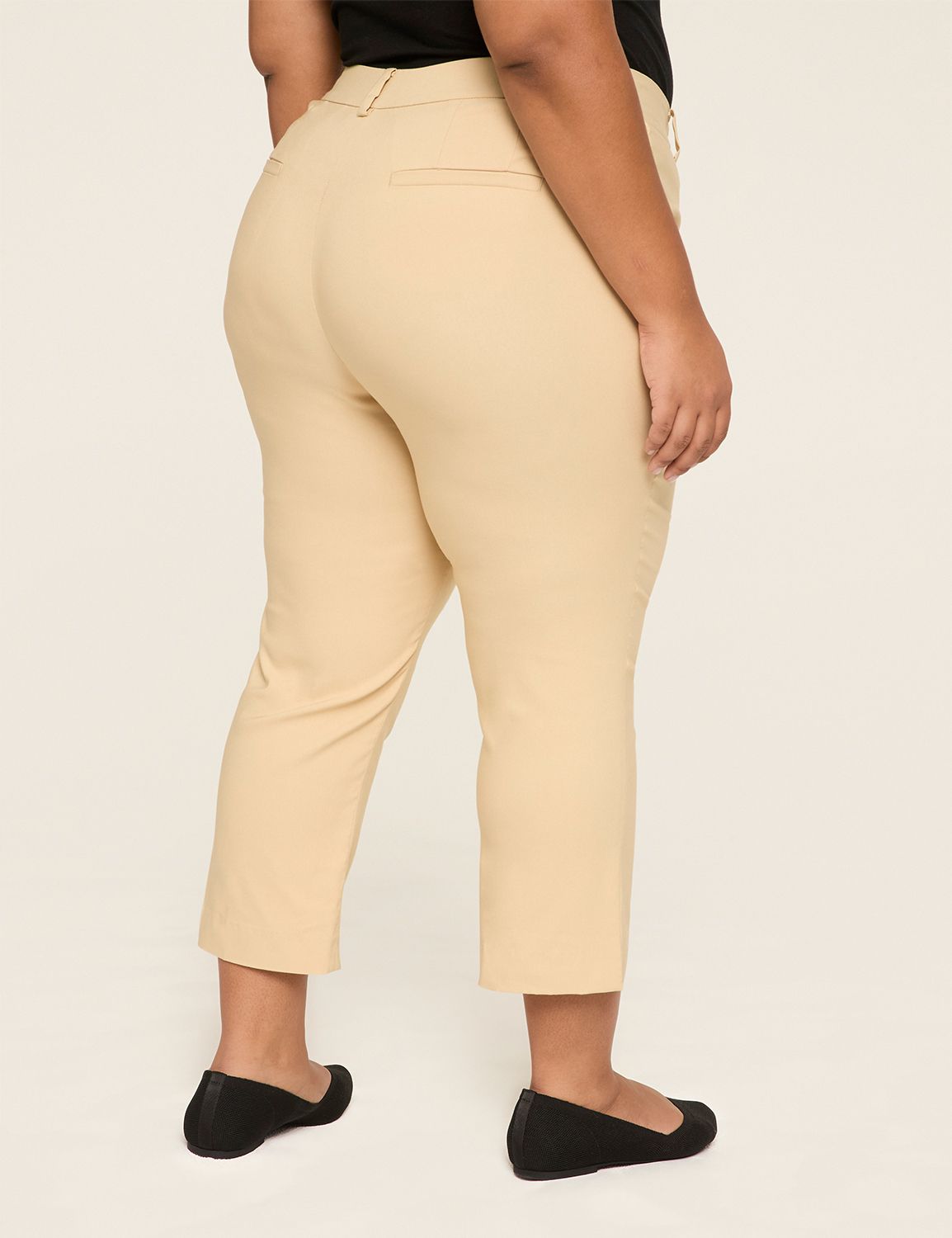 The 4-Season Slim Capri-Solid/Print | LaneBryant