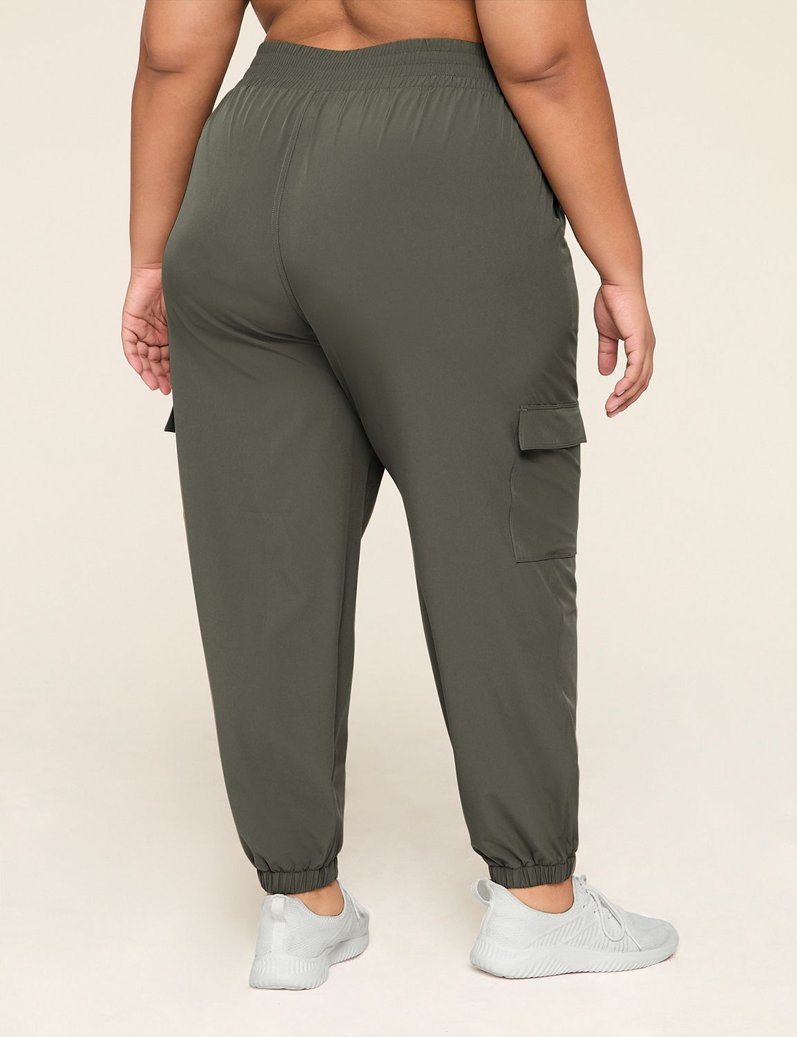 LIVI Mid Rise Woven Full Length Car | LaneBryant