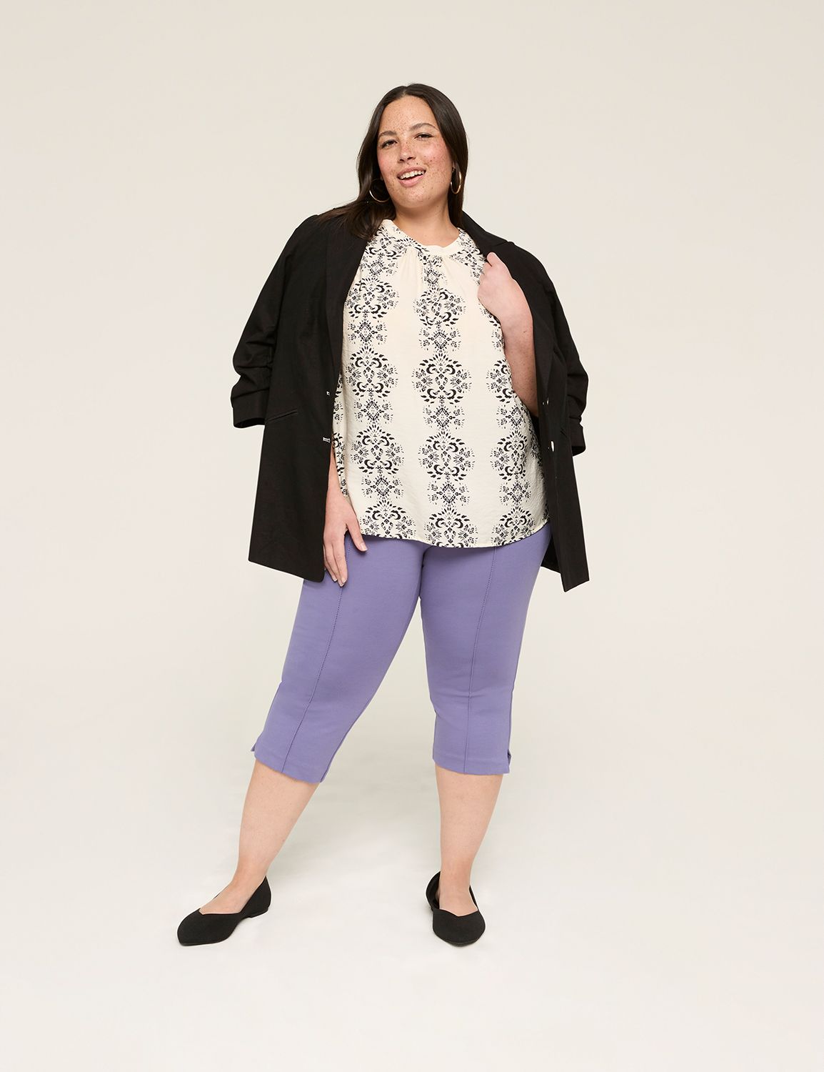 PULLON PONTE PEDAL PUSHER - 1144680 | LaneBryant