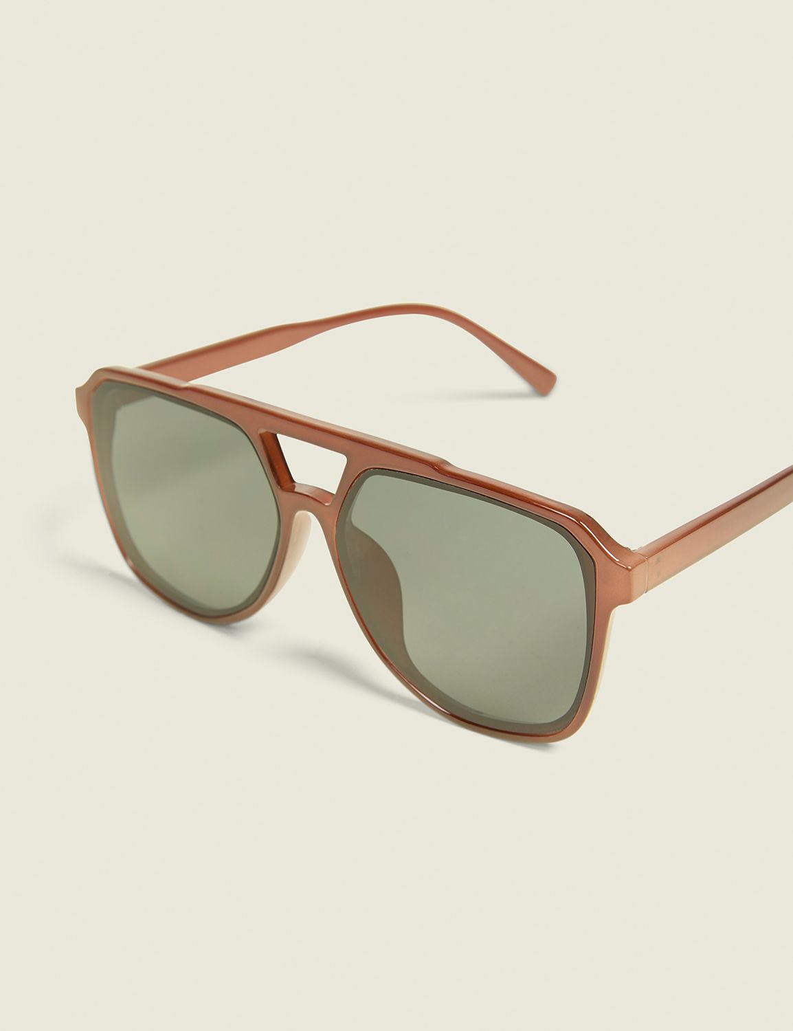 Plastic Aviator Sunglasses | LaneBryant