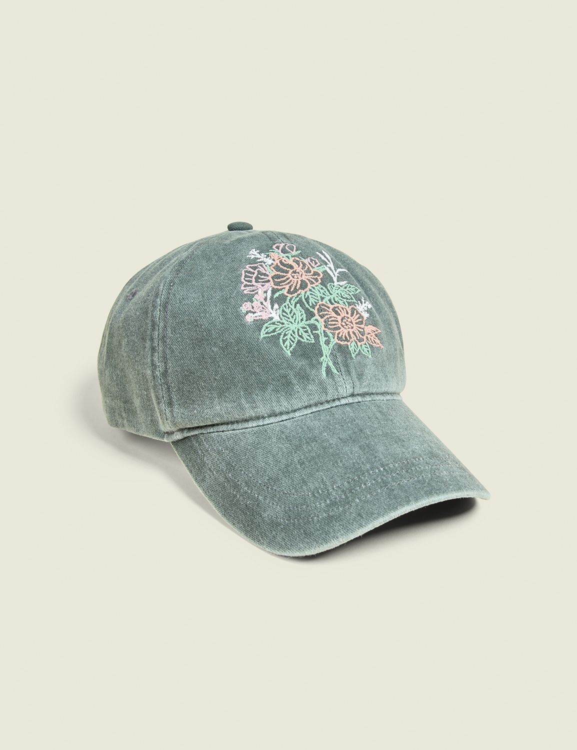 FLOWER BASEBALL HAT S 1146343 | LaneBryant