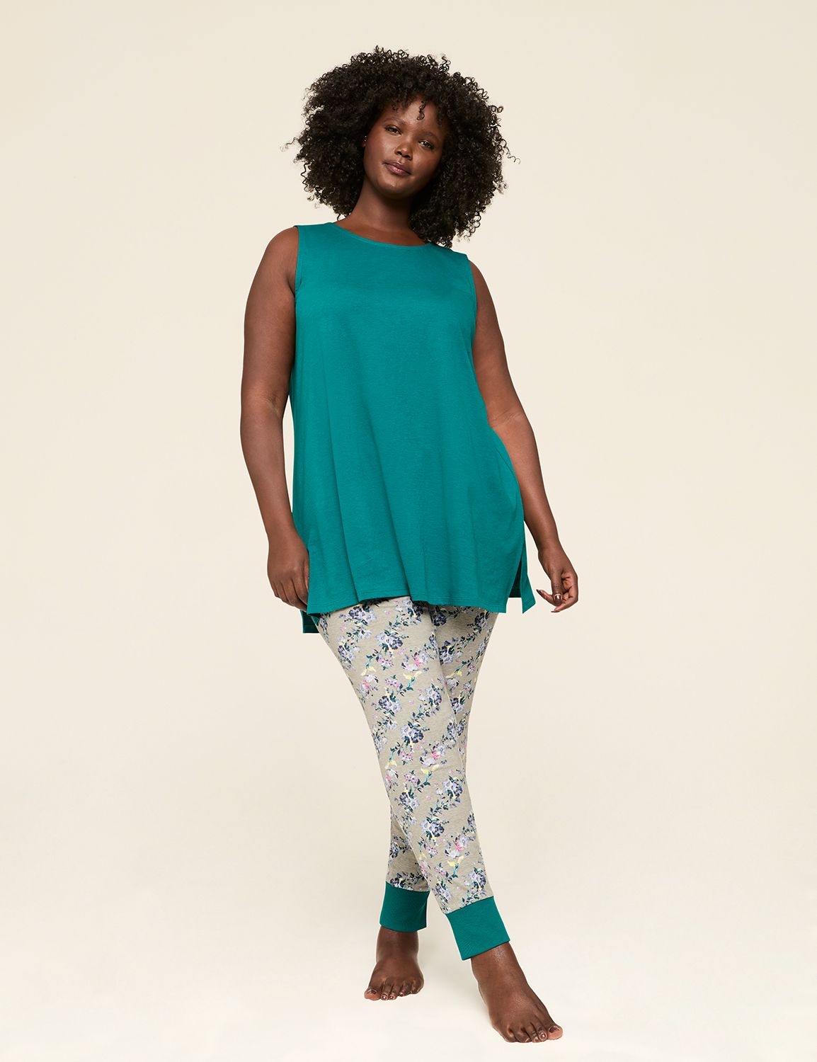 CVC Cross Back Tunic Tank and 95/5 | LaneBryant