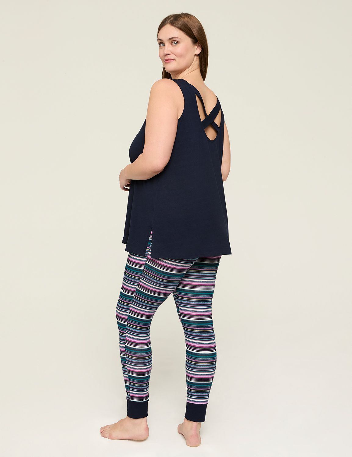 CVC Cross Back Tunic Tank and 95/5 | LaneBryant