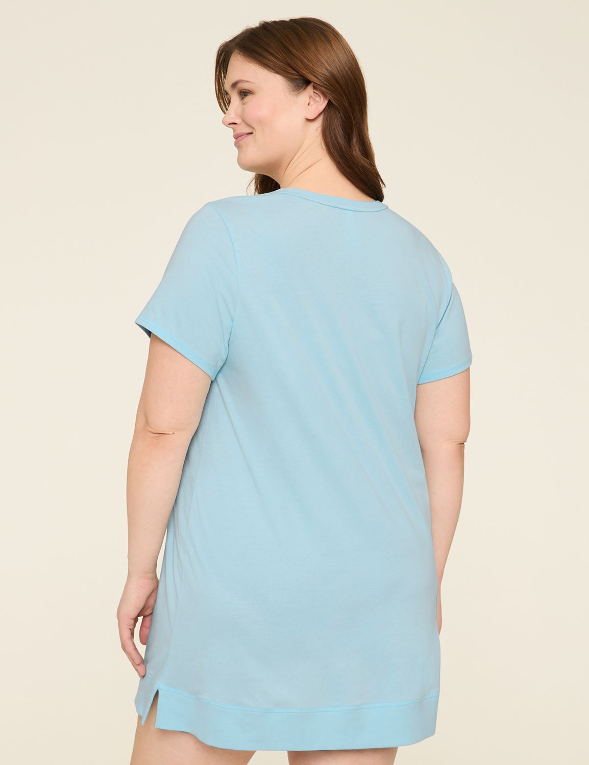CVC Rib Trim Sleepshirt 1145052 F | LaneBryant