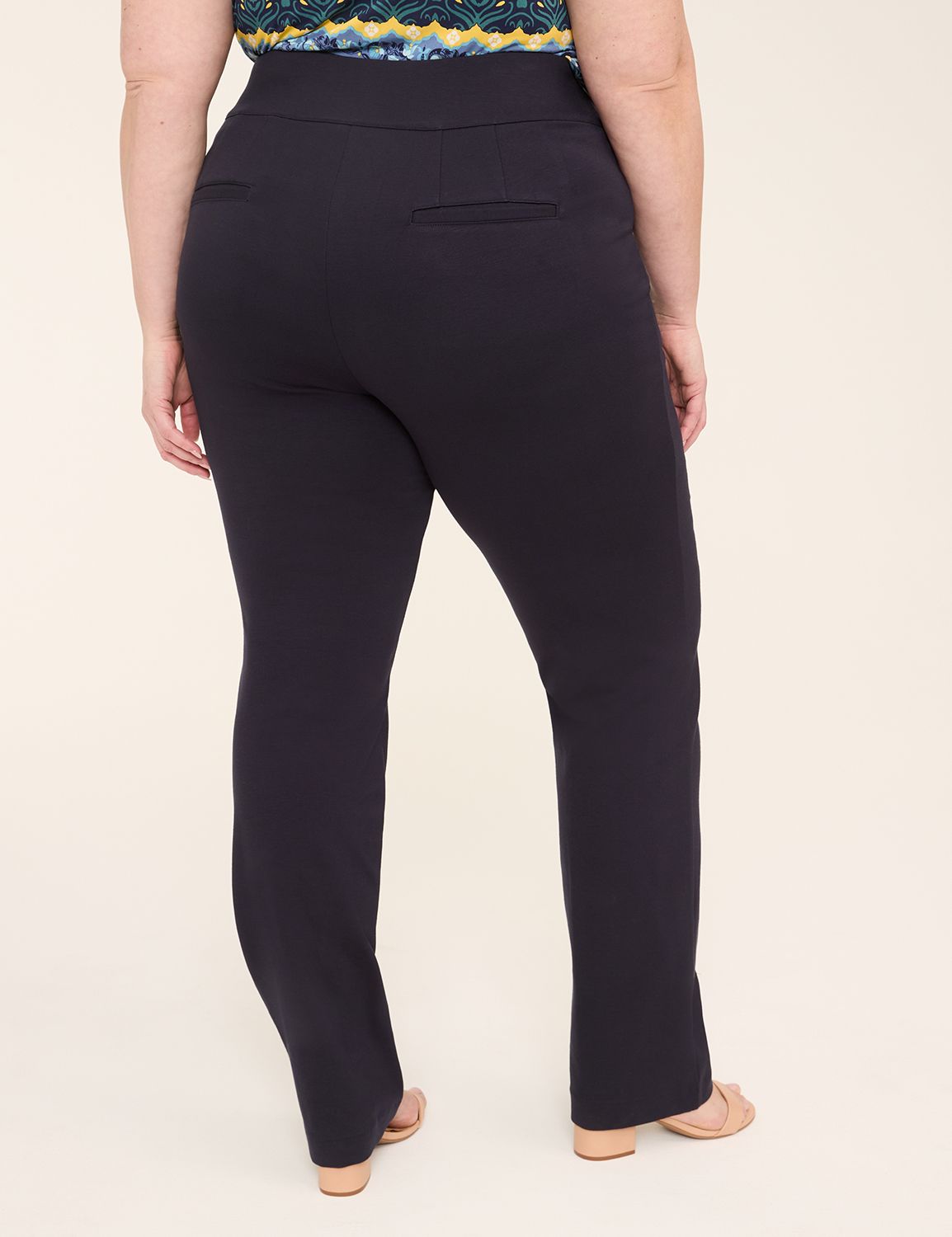 Pull-On Ponte Straight YR ADJACENT | LaneBryant