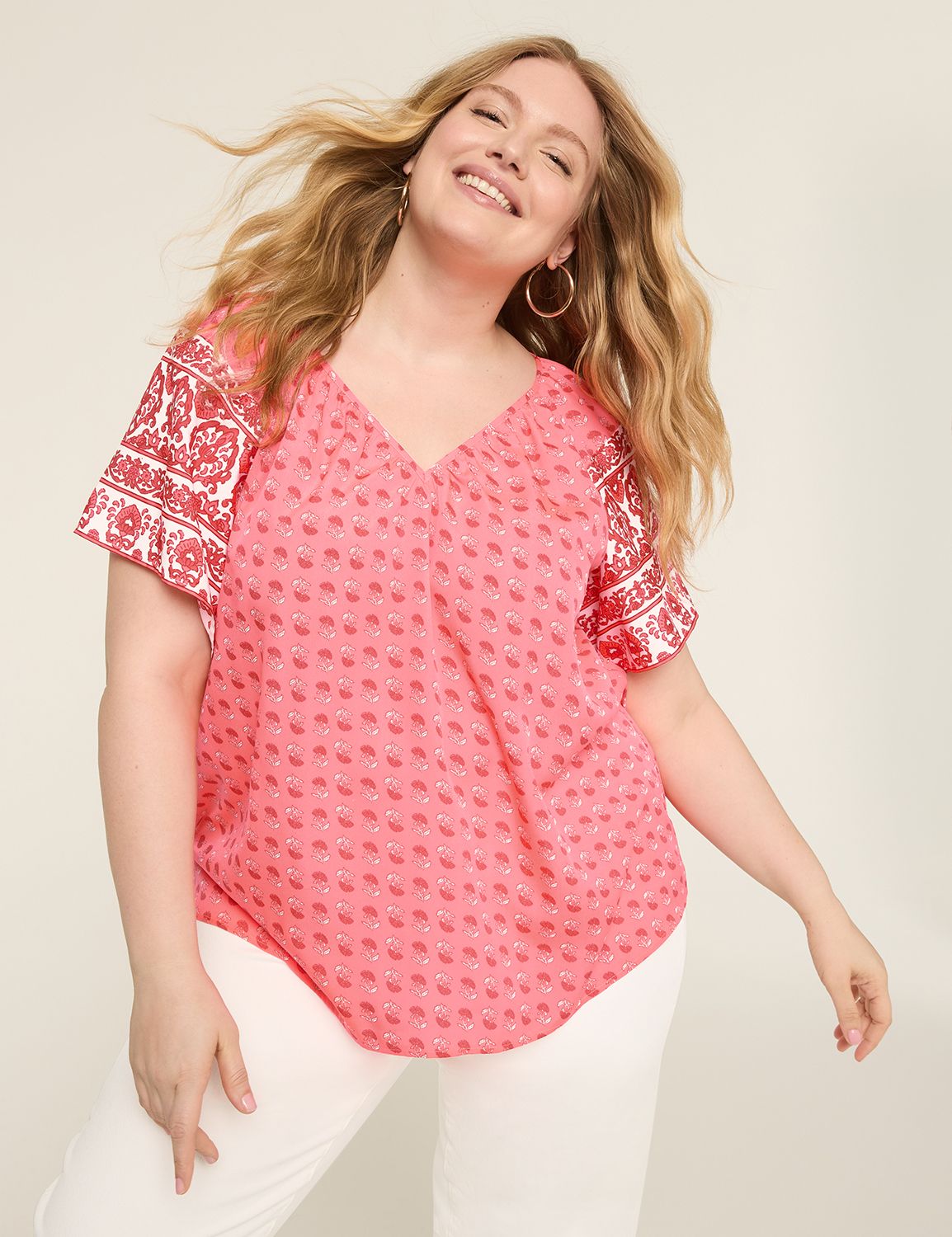 Lane Bryant Blouses Plus Size
