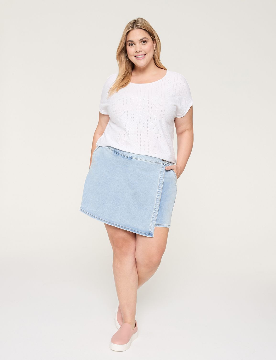 WV Dolman Open Crew Neck Keyhole Ba | LaneBryant