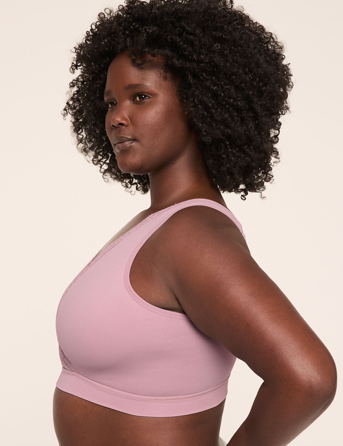 Seamless Crossover Bralette Luna La | LaneBryant