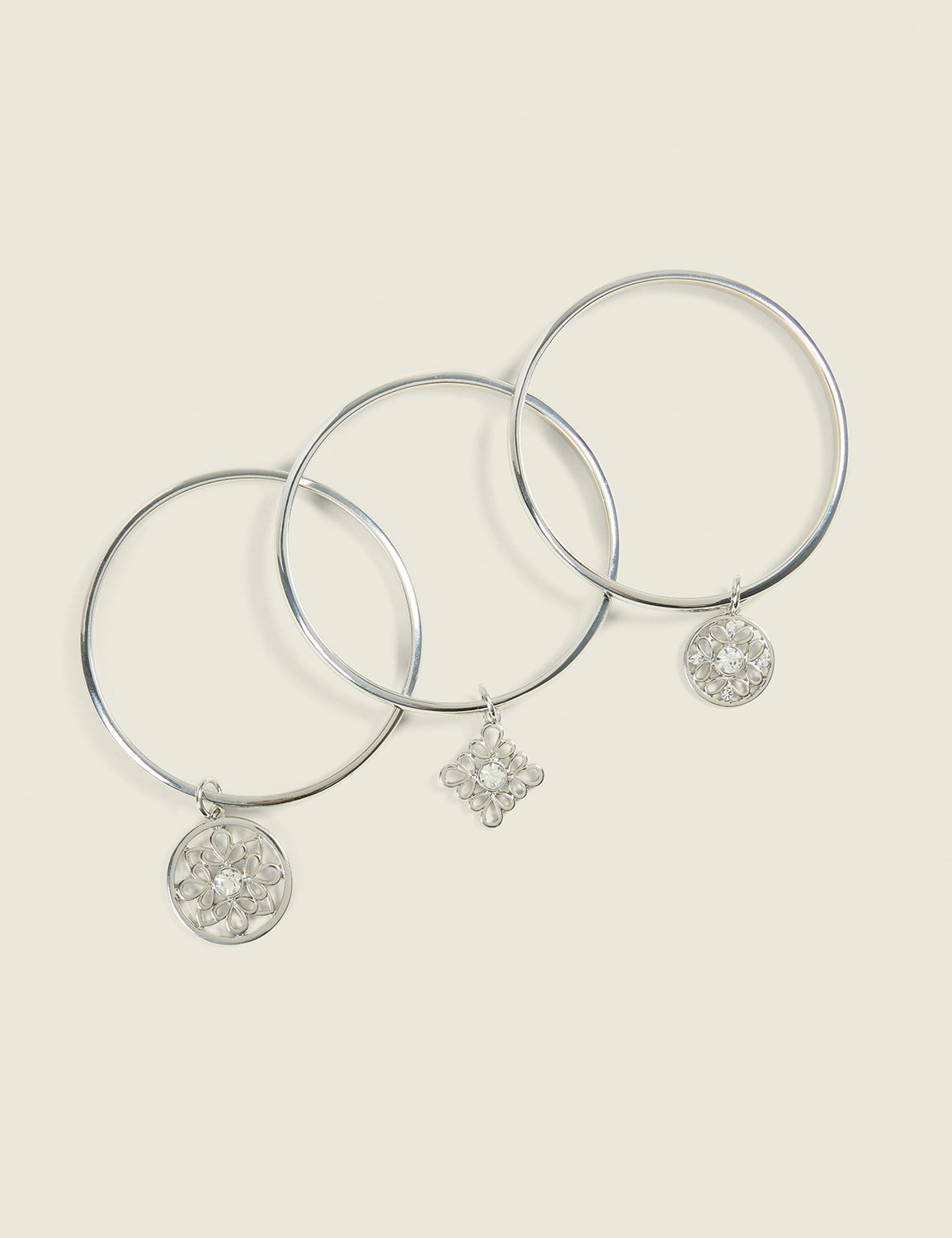 Silver Filigree Bangle Set | LaneBryant