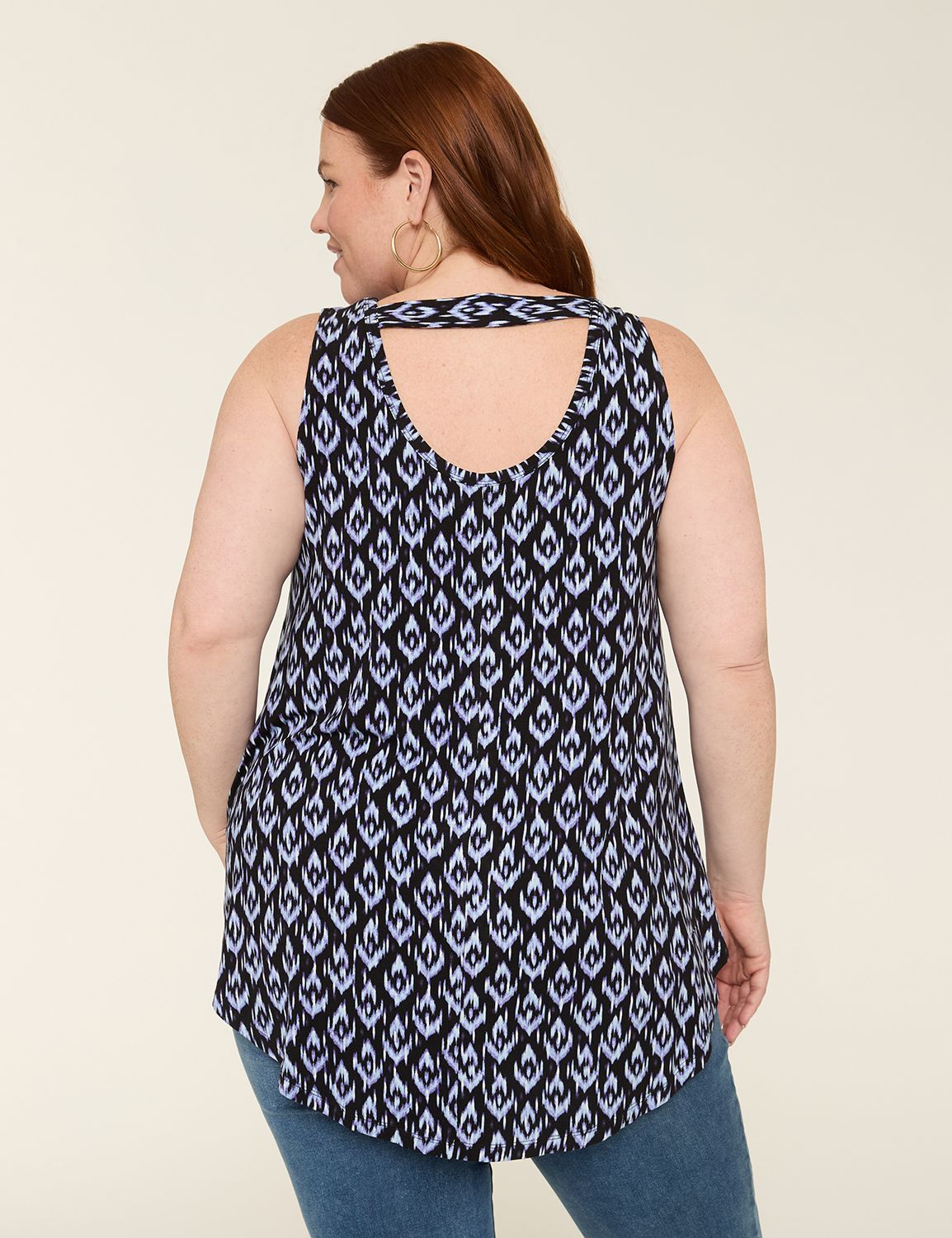 WV Sleeveless Scoop Neck Bar Back M | LaneBryant