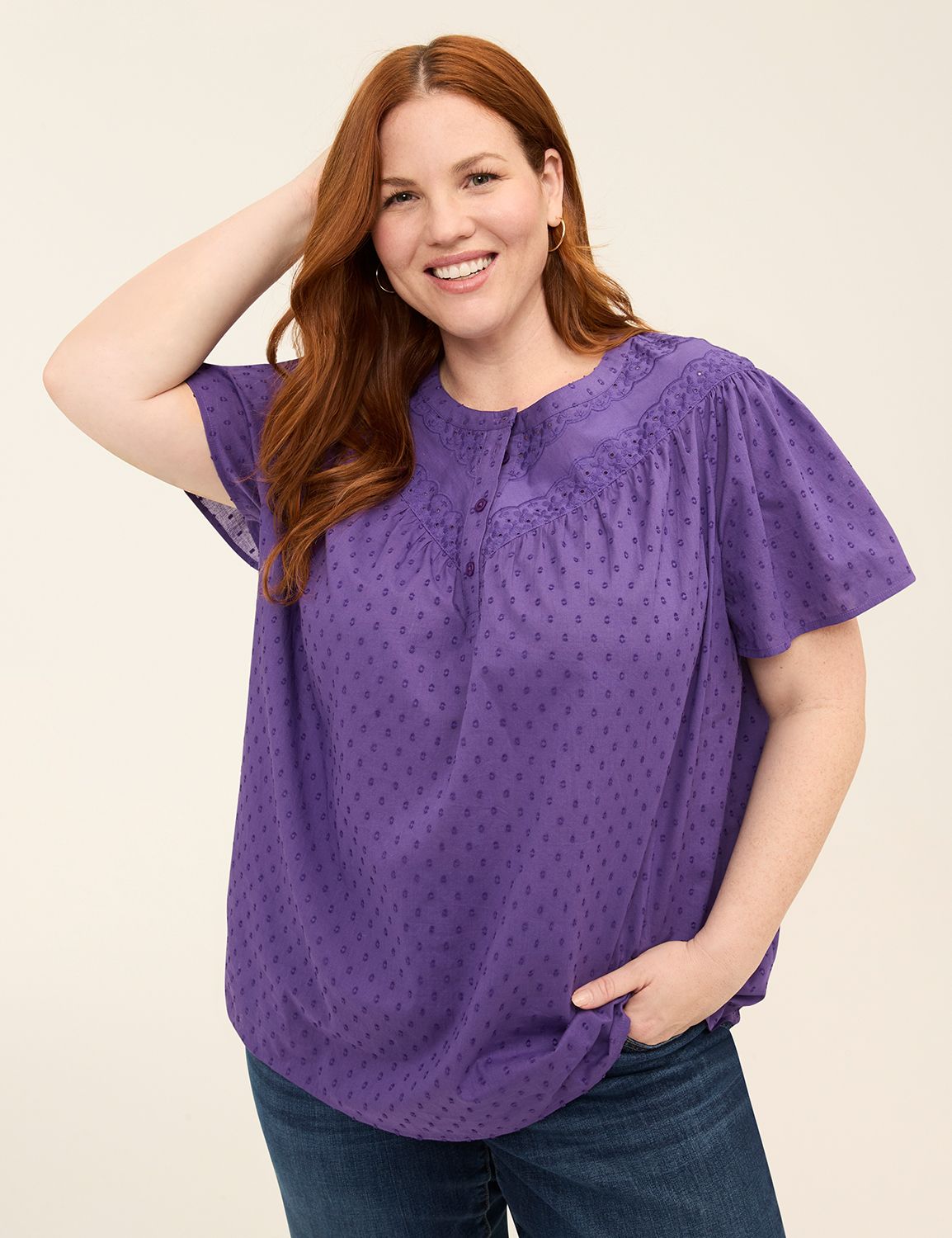Lane Bryant Blouses Plus Size