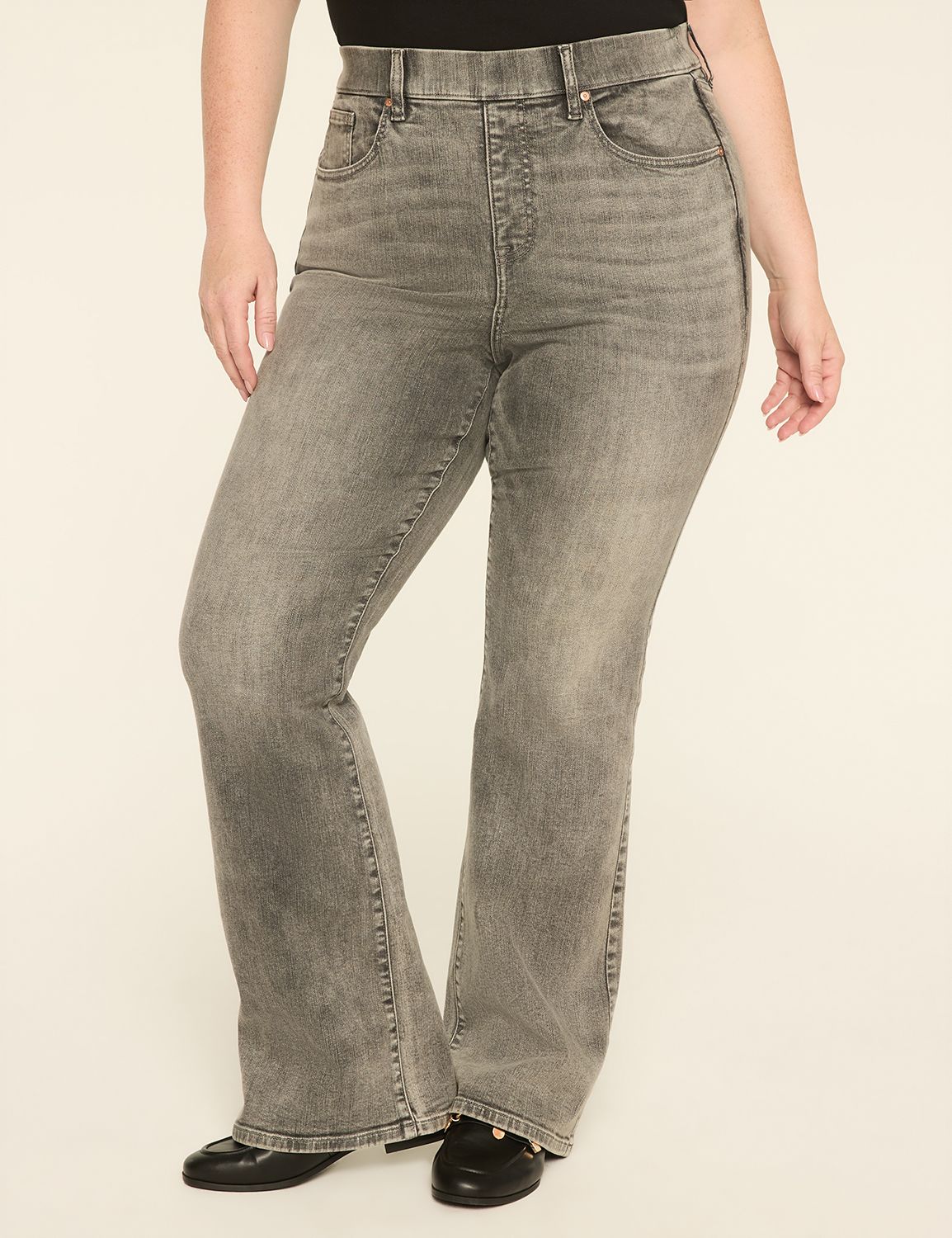 HIGH RISE TIGHTER TUMMY PULL ON BOO | LaneBryant