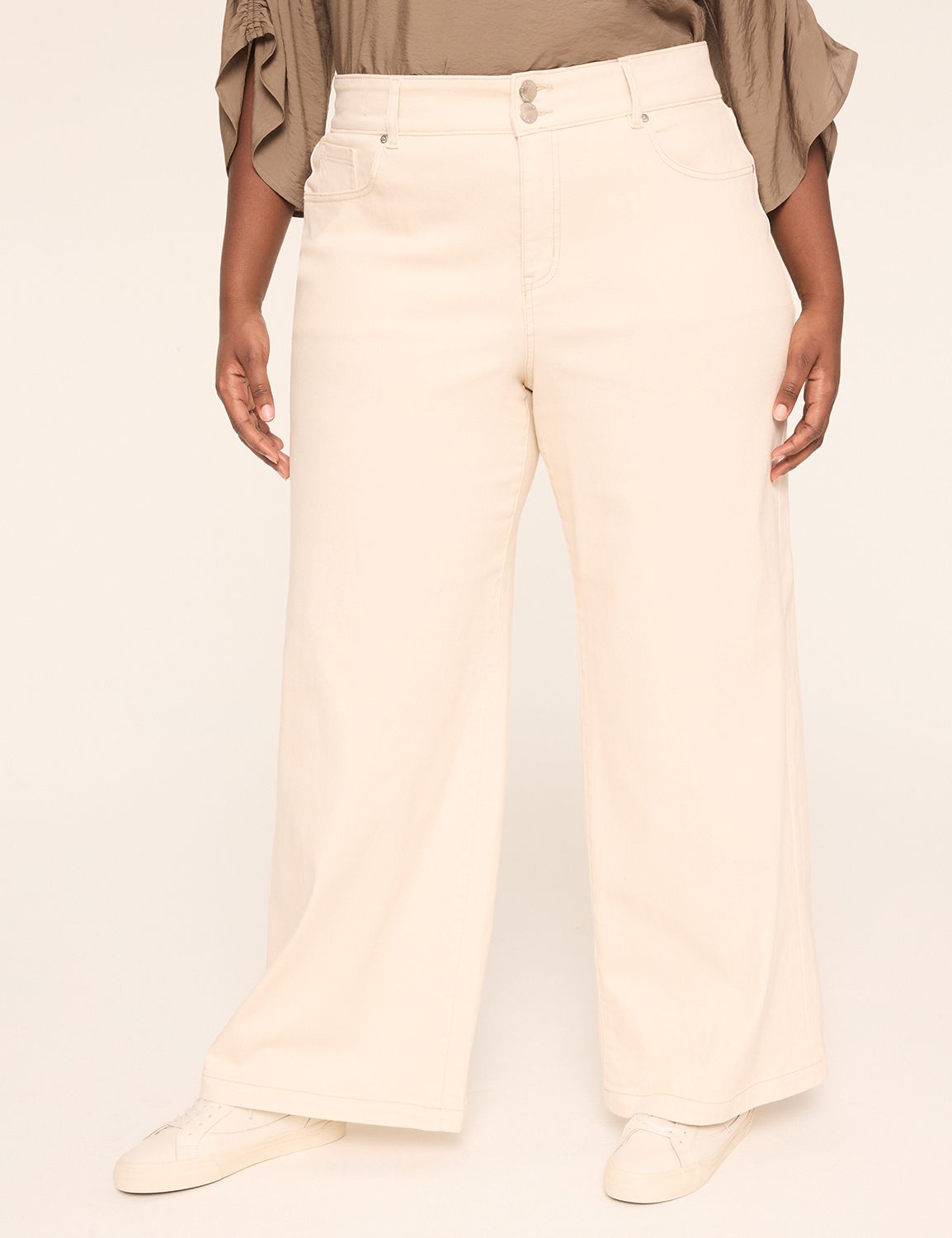 HIGH RISE TIGHTER TUMMY WIDE LEG - | LaneBryant