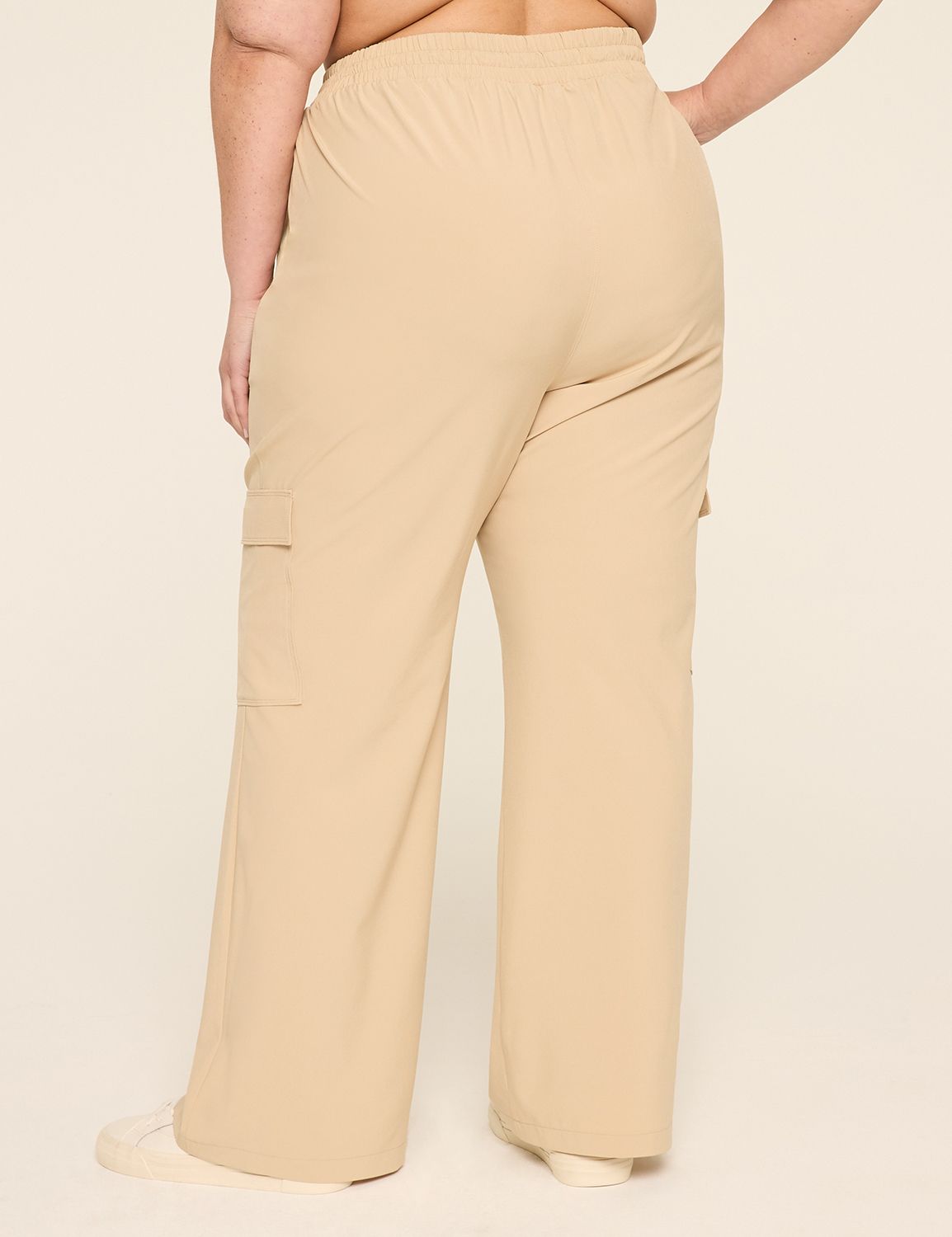 LIVI Mid Rise Twill Full Length Car | LaneBryant