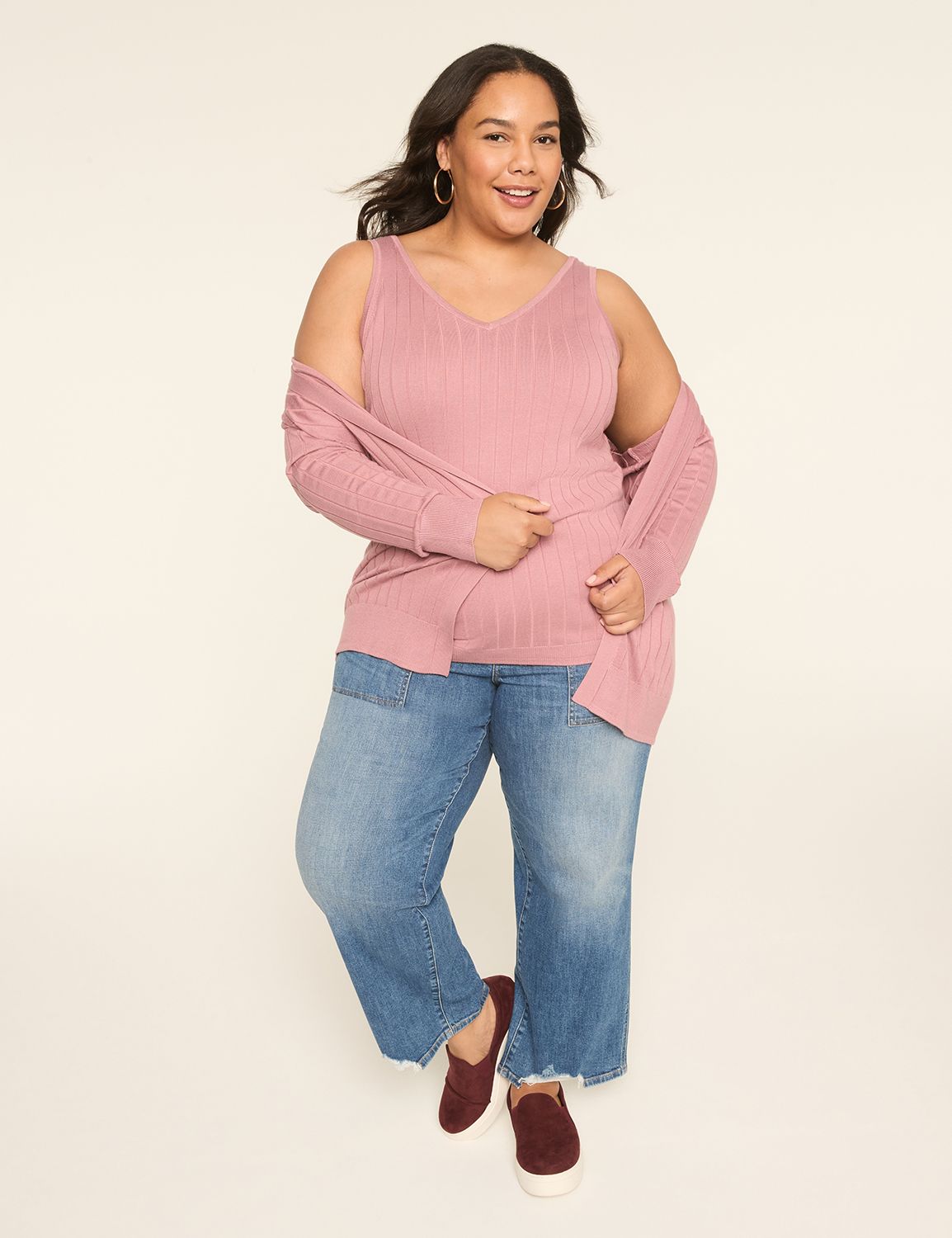 Classic Rib Sweater Tank 1147559 | LaneBryant
