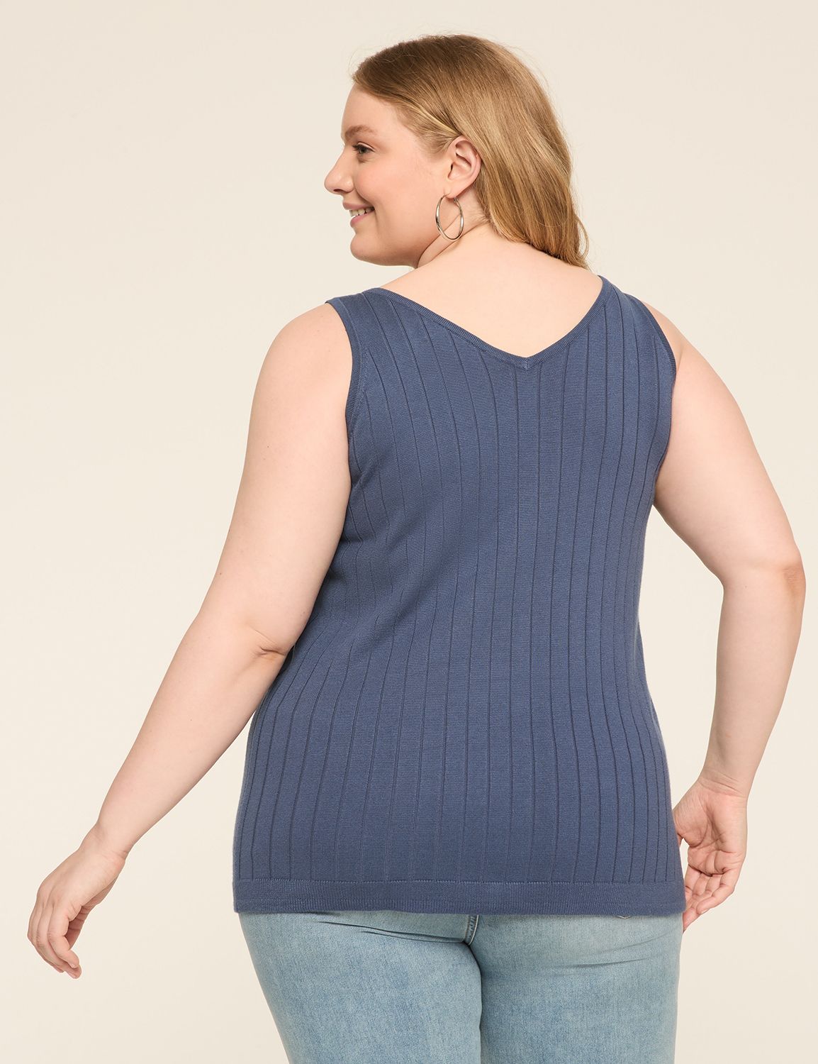 Classic Rib Sweater Tank 1147559 | LaneBryant