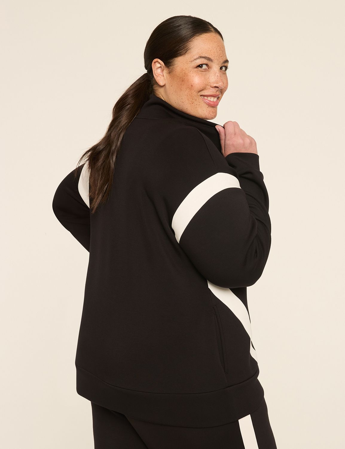 LIVI Long Sleeve Journey Colorblock | LaneBryant