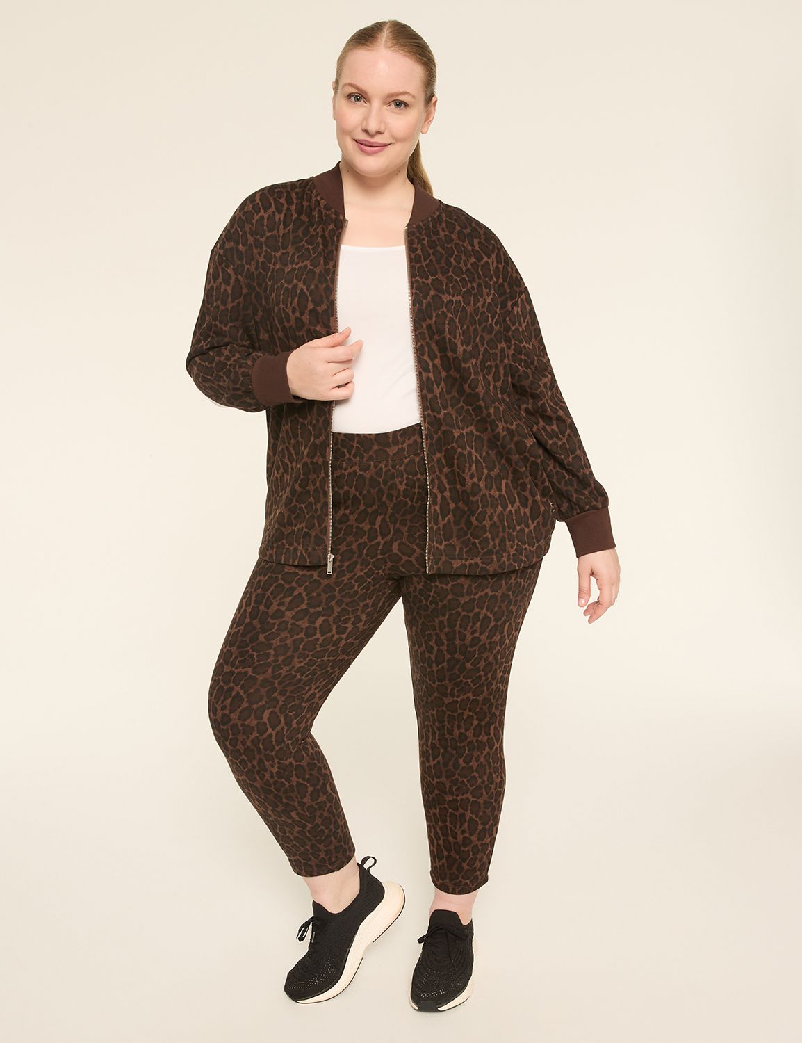 LIVI Long Sleeve Full Zip French Te | LaneBryant