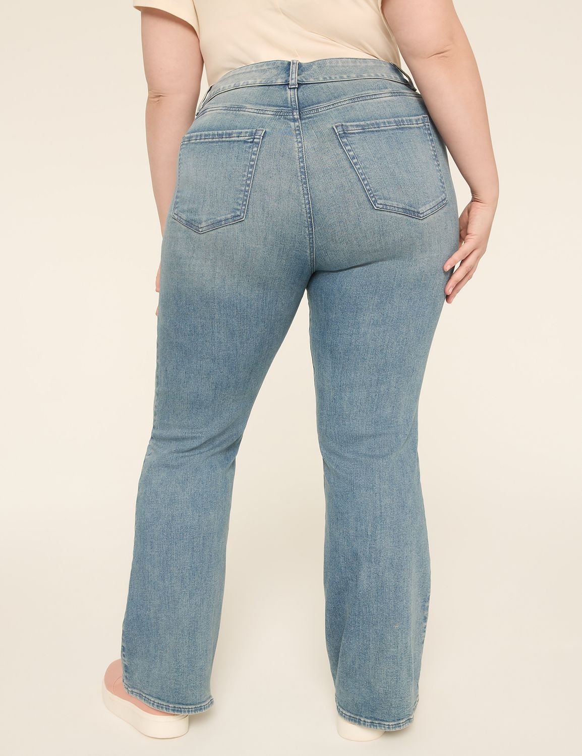 Tighter Tummy Fit High-Rise Seam-Detail Boot Jean | LaneBryant