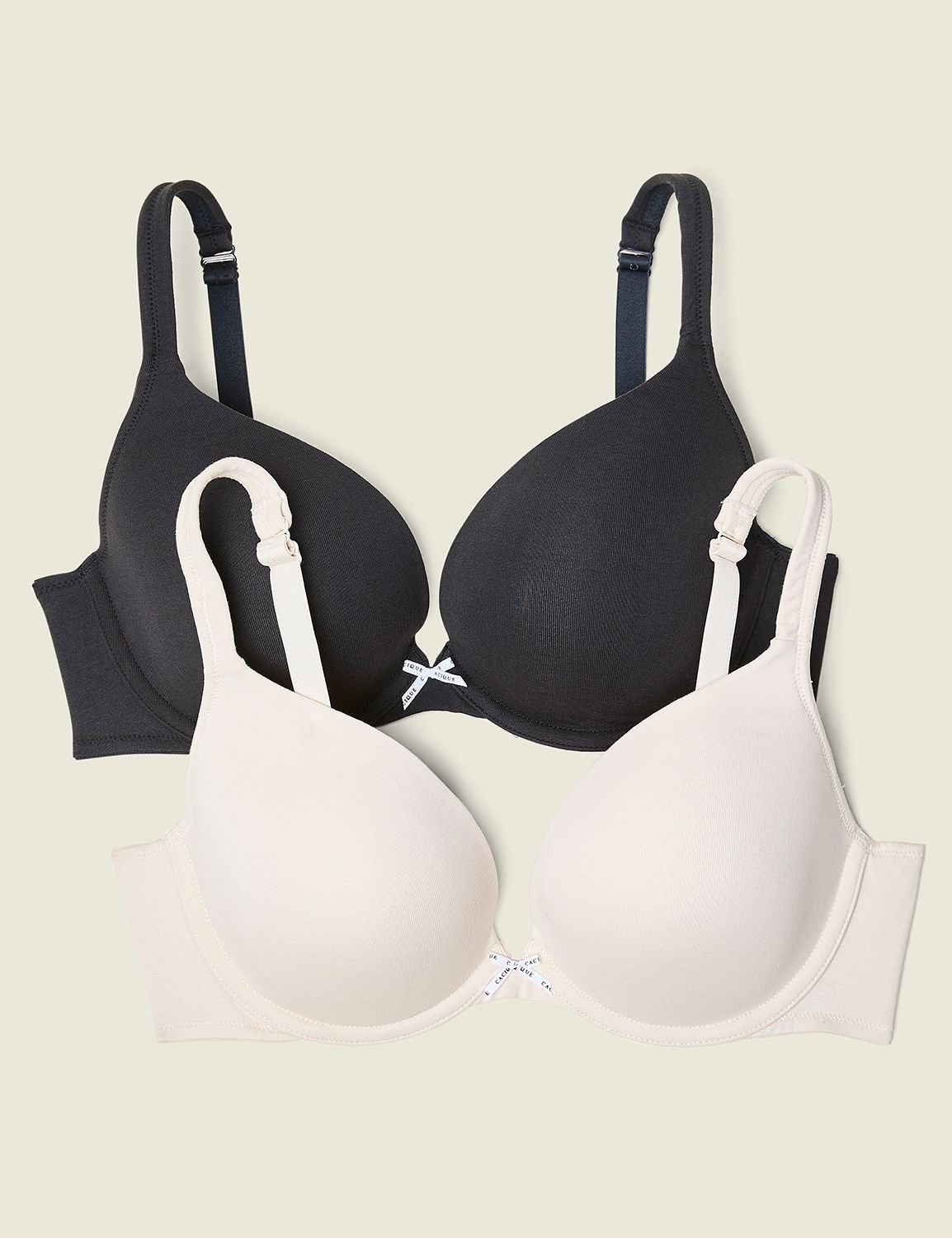 2-Pack Cotton Boost Plunge 1148927- | LaneBryant