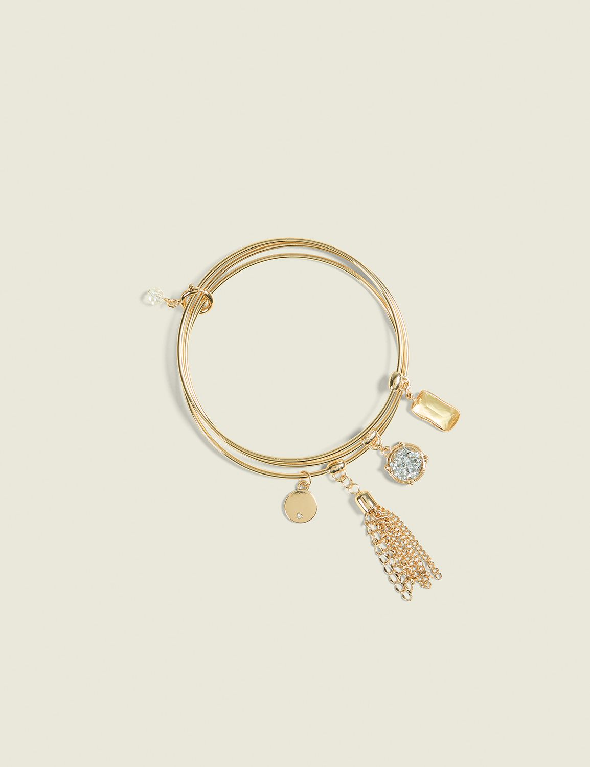 Gold Charm Bangle Set | LaneBryant